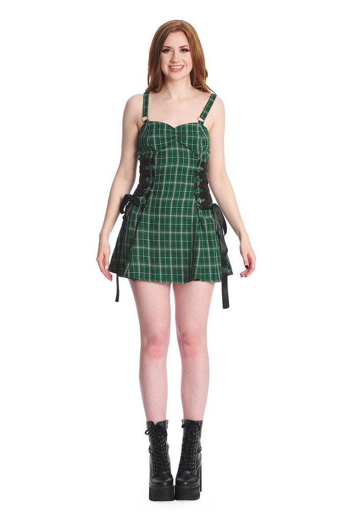 Banned Klondike Lace Up Dress - Dark Fashion Clothing