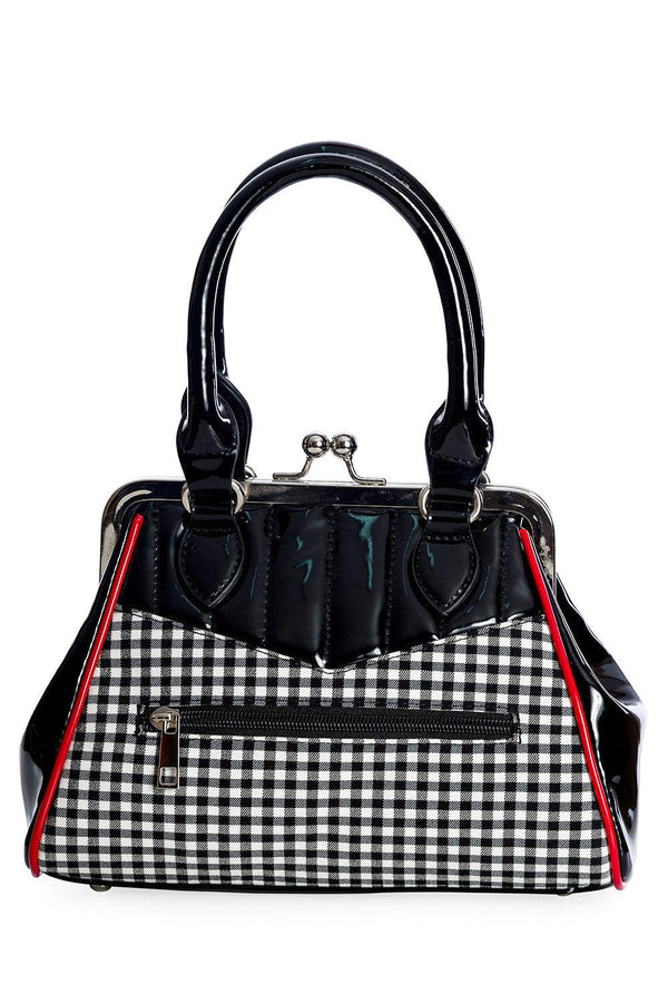 Banned Rockabilly Cherry Handbag - Dark Fashion Clothing