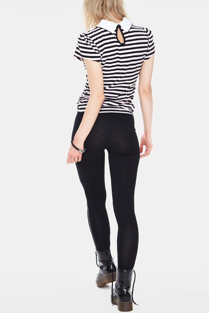 Jawbreaker Salem Grumpy Kitty Leggings - Dark Fashion Clothing