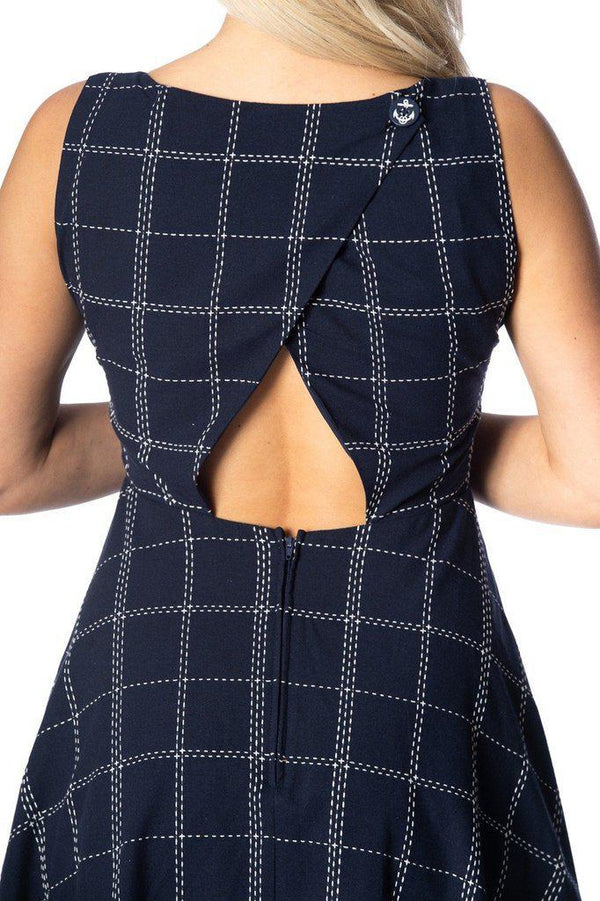 Banned Check Mate Dress - Dark Fashion Clothing