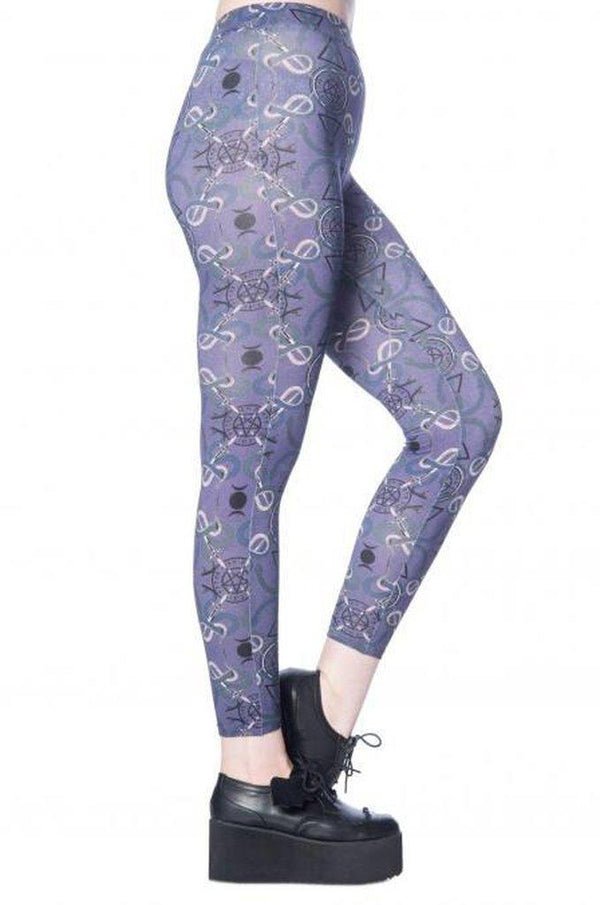 Banned Vibora Leggings - Dark Fashion Clothing
